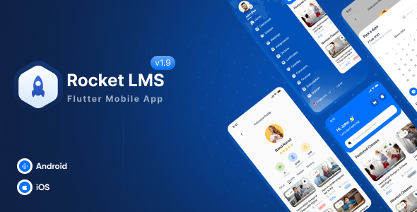 Rocket LMS Mobile App v2.1 – Learning Management System App - Nulledz